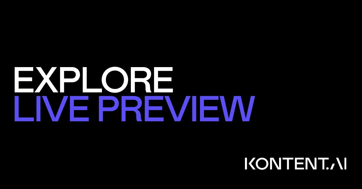 Live Preview Kontent Ai